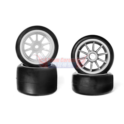 Hotrace 1/10 F1 Asphalt Rubber Tires set #008-0031