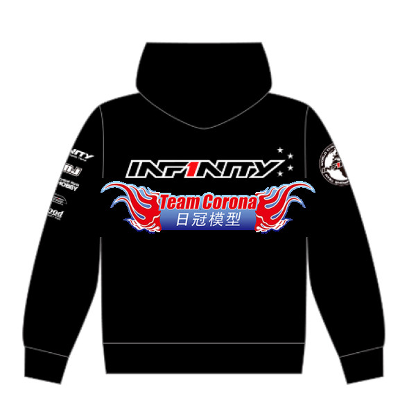 INFINITY A0096XL - INFINITY TEAM HOODIE "4 STARS" (BK) SIZE:XL