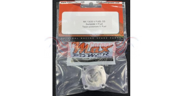 Max Power V Fuel Backplate for OS Speed .21 engine 13030
