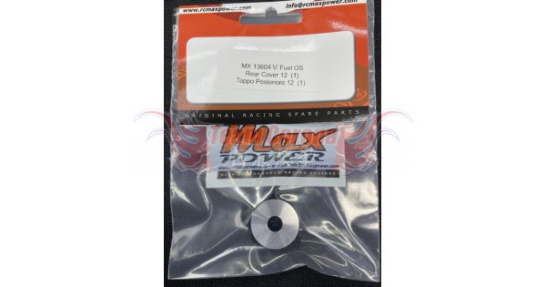 Max Power 13604 V Fuel Backplate for OS Speed .12 engine