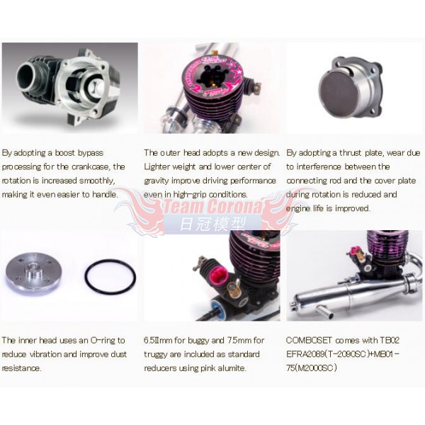 O.S. SPEED B21 RONDA DRAKE EDITION 2 with EFRA2155 pipe Combo Set 1CJ03