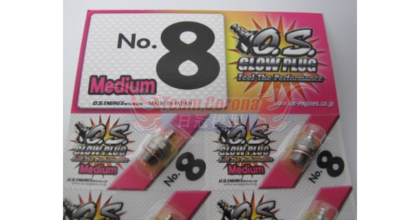 OS No.8 Medium Glow Plug