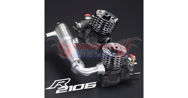 O.S. SPEED R2106 .21 9-ports On-road engine with TR03 pipe Combo Set 1EY01
