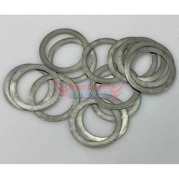 Team Solar 12x16x0.2mm Stainless Steel Shim 10pcs S121602