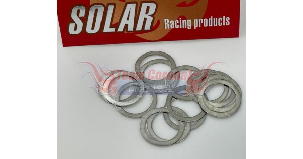 Team Solar 12x16x0.5mm Stainless Steel Shim 10pcs S121605