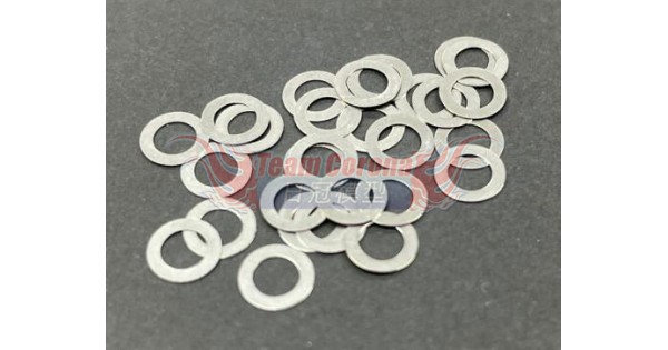 Team Solar 3x5x0.1mm Stainless Steel Shim 10pcs S030501