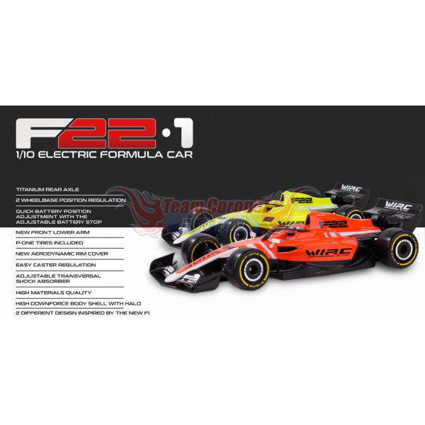WIRC F22 1/10 Electric F1 Formula One car kit