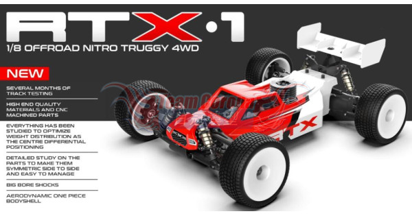 WIRC RTX.1 1/8 Truggy GP Nitro Off-road Car kit WRC RTX
