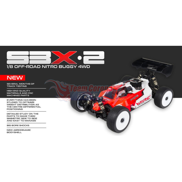 WIRC SBX-2 1/8 GP Nitro Off-road Buggy car kit WRC SBX2