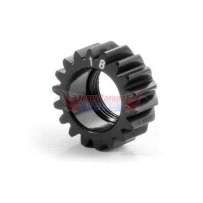 XRAY 348418 XCA Alu Pinion Gear - 18T (1st) - 7075 T6 - Hard Coated
