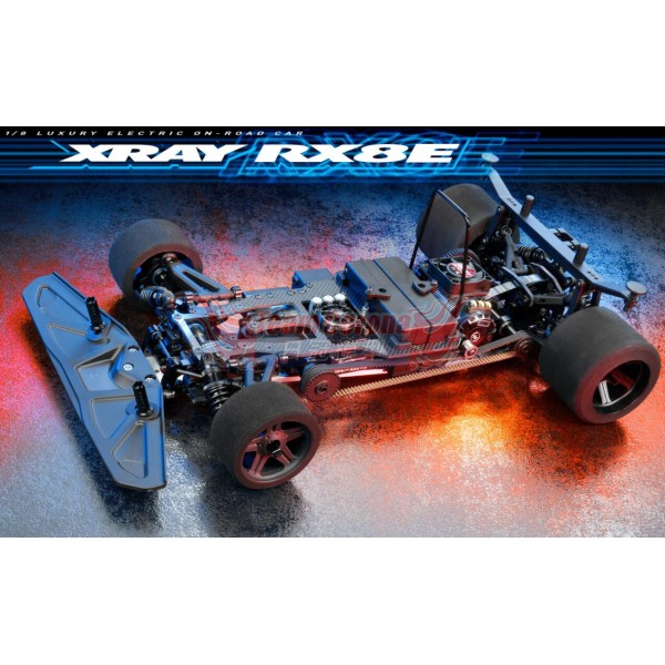 XRAY RX8E 2023 ELECTRIC 1/8 4WD ONROAD CAR KIT 340153