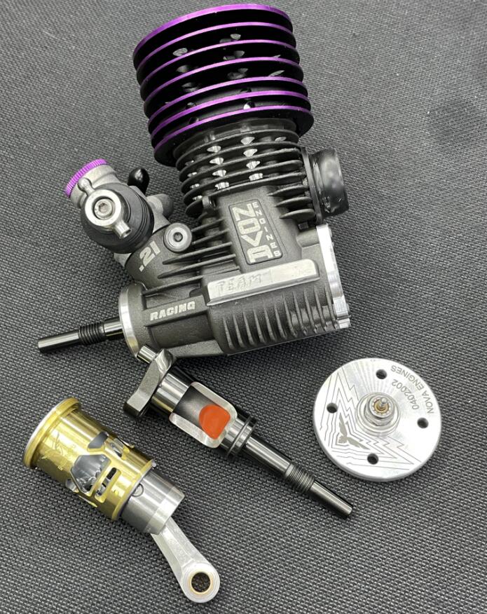 Nova R9R Corona Team Edition 25% .21 DLC Shaft 9-ports On-road Ceramic ...